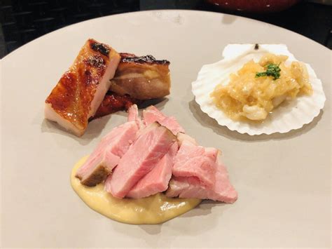 キラキラちゃん 仮 on Twitter サイドの別皿プレートソースが各種美味すぎちゃって気付いたら妖怪皿に付いたソース舐め回し