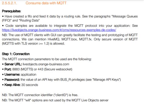 Connect To Orange Liveobjects Mqtt Broker Chirpstack Network Server