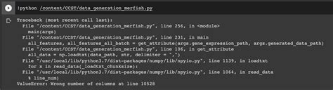 Value Error In Data Generation Merfish Py Issue Xiaoyeye CCST GitHub