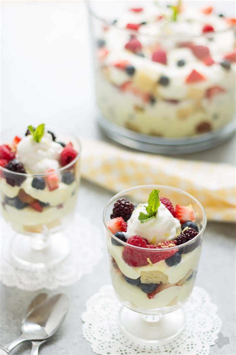 Lemon Berry Trifle