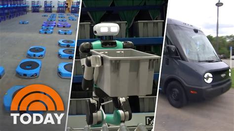 See How Amazon Is Using New Robots To Deliver Orders Even Faster Youtube