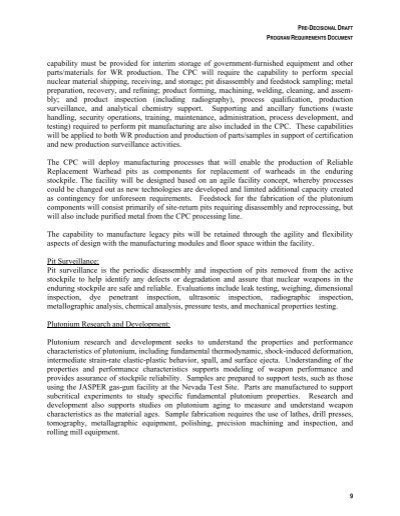 Pre Decisional Draft Prog