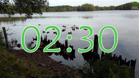 2 Minute 30 Second Nature Timer With Alarm Countdown With Relaxing
