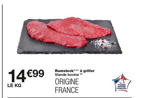 Promo Rumsteck à Griller Viande Bovine chez Monoprix iCatalogue fr