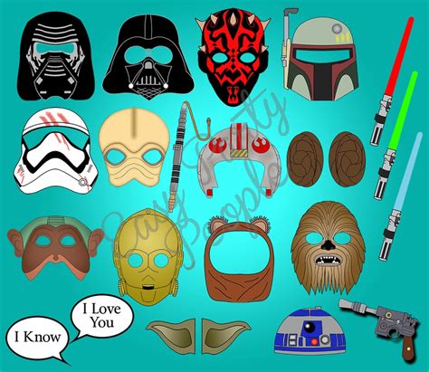Star Wars Photo Booth Props Etsy