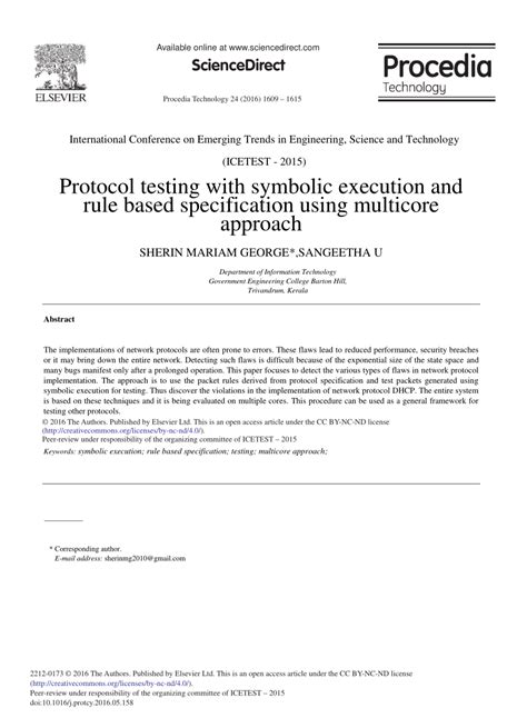 Pdf Protocol Testing With Symbolic Execution And Rule Based