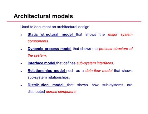unit 5 architectural design in software engineering pdf