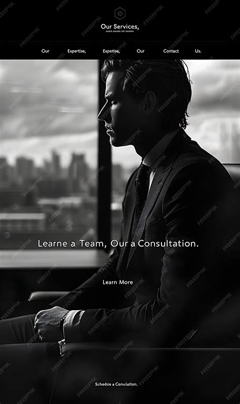 Minimalistic Layout Web With Ghost Button Effect Simple Webs Figma