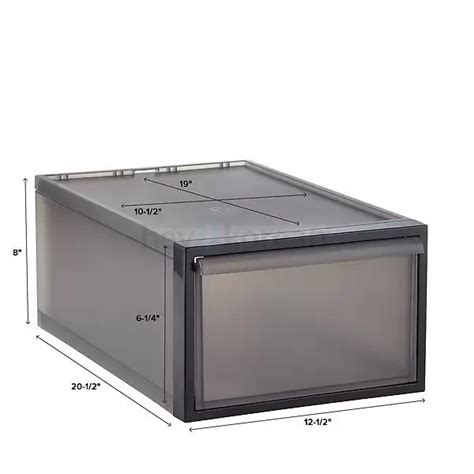 반투명한 서랍상자 적재형