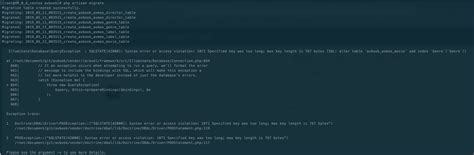 Php Artisan Migrate 时错误是为啥 · Issue 69 · Guyueyingmuavbook · Github
