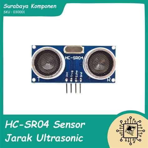 jual hc sr04 sensor jarak ultrasonik hc sr04 kota surabaya surabaya