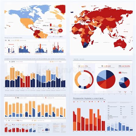 Fun Data Visualization Infographic Vector Flat Isolated Illustration