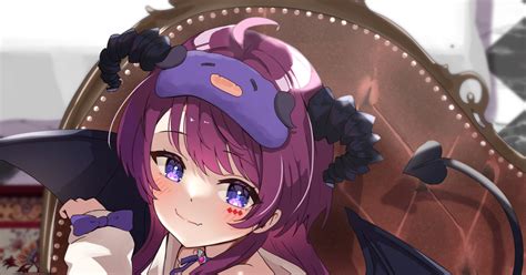 濡羽しゅあ 一緒に飲みたいの？じゃあ僕の眷属にならないとね〜 チカタコウイチのイラスト Pixiv