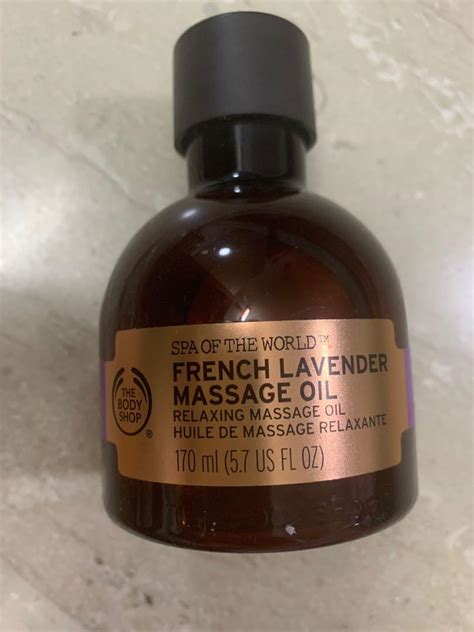 The Body Shop French Lavender Massage Oil Beauty And Personal Care Bath