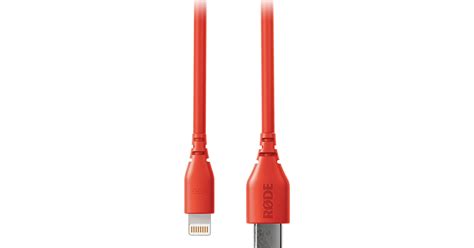 Rode Sc21 Lightning To Usb C Cable Red 118 Sc21 R Bandh Photo