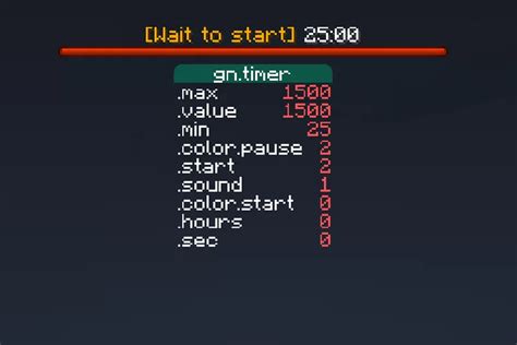 Timer De Gene Minecraft Data Pack