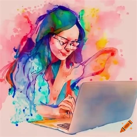 Couple Coding On A Laptop On Craiyon