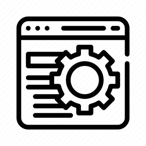 settings configuration document gear folder icon download on
