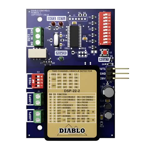 Diablo Dsp 22 2 Loop Detector For Doorking Operators