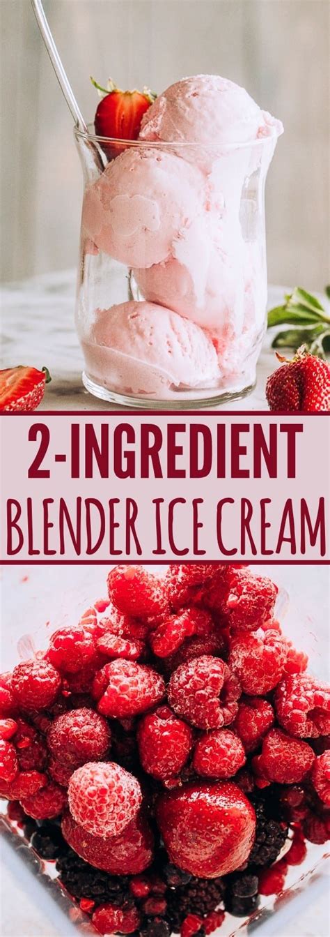 Blender Homemade Ice Cream Diethood