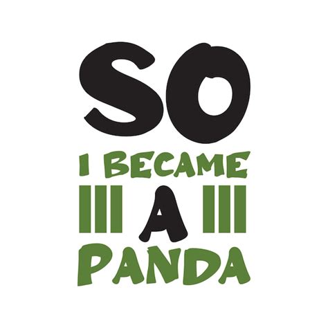 Diseño De Camiseta De Panda Vector Premium