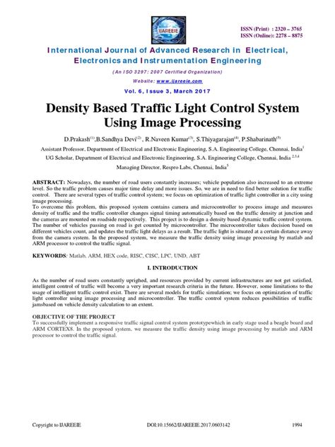 142 density based traffic light n dc same pdf pdf arm