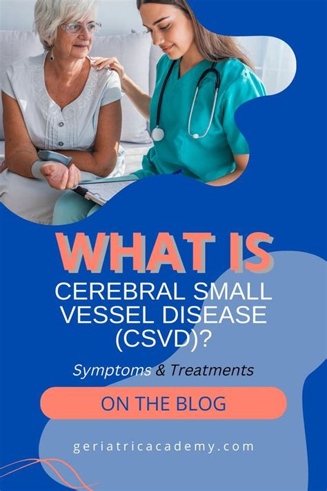 What Is Cerebral Small Vessel Disease Learn About The Symptoms And