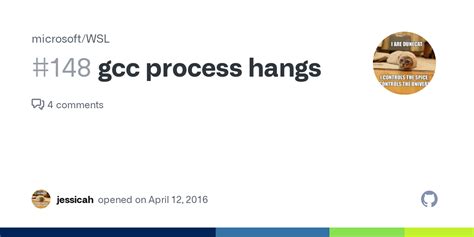 Gcc Process Hangs Issue Microsoft Wsl Github