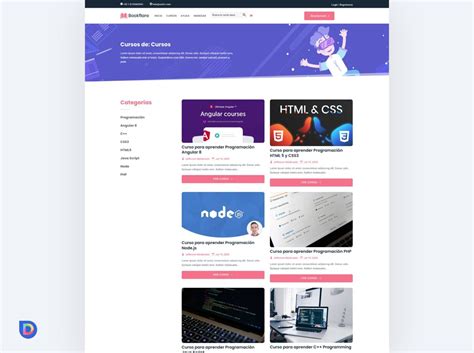 Programing Elearning Divi Template Uxdivitemplates