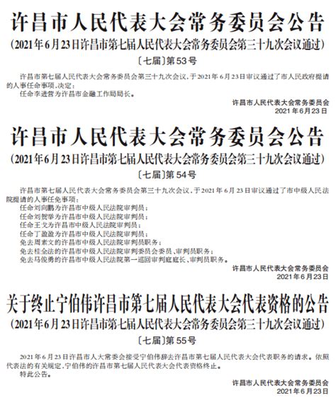 河南六市发布最新人事任免 职务