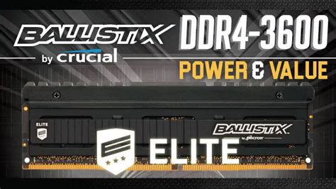 Ballistix Elite Ddr4 3600 Review Real Hardware Reviews