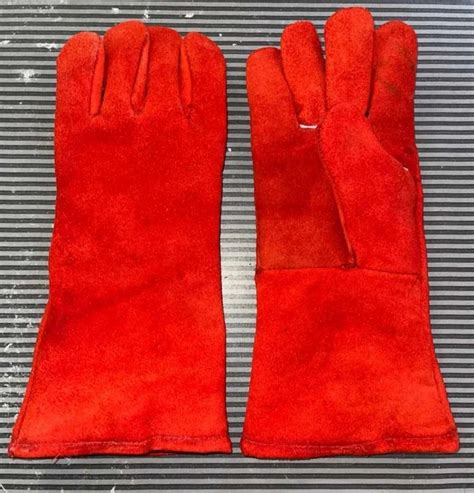Unisex Canadian Leather Hand Gloves 1 5 Inches Finger Type Full