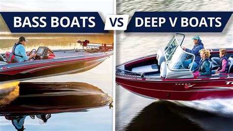 Bass Boat Vs Deep V Fishing Boat Youtube