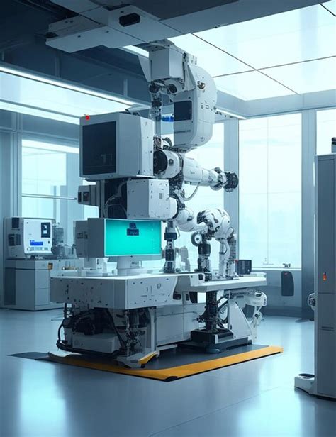 Advanced Ai Robotics Lab Premium Ai Generated Image