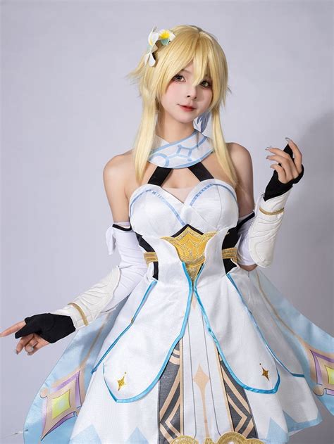 Genshin Impact Lumine Cosplay Costume