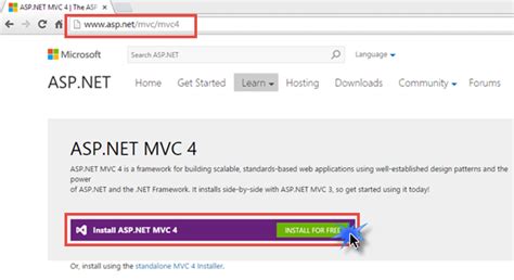 Creating First Application In ASP NET MVC