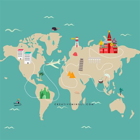 Creative Mindly Cómo diseñar o hacer mapas de ciudades países