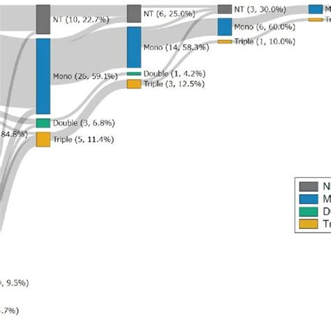 Sankey Diagram Representing Pah Specific Combination Treatment Pattern