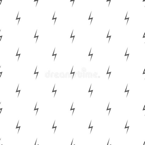 Lightning Pattern Seamless Stock Vector Illustration Of Powerful