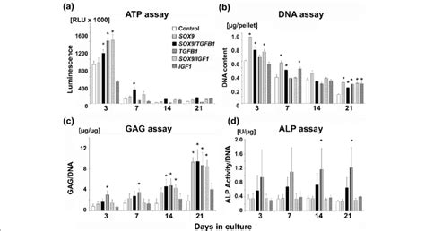 Biochemical Composition Of Mscs During Three Weeks Of Pellet Culture