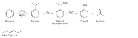 Solved Shown Below Is The Synthesis Of Phenol From The