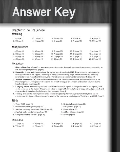 J B 4th Ed Workbook Answers Ch 1 7 Answer Key C H Apter 1 T He Fi R
