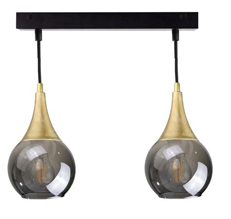 Lampa sufitowa wisząca E27 SZKŁO GRAF PŁATKI ZŁOTA 2130 Cena