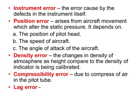 AIRSPEED INDICATOR USED IN AIRCRAFT Ppt Air Travel Travel Type