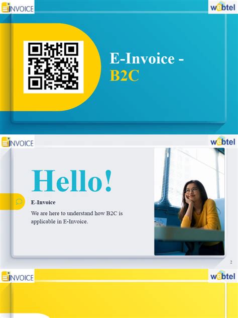 E Invoice B2c Pdf Qr Code Invoice