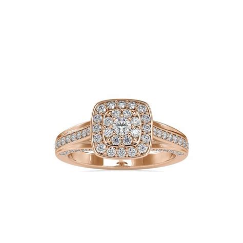 Elenore Jewels Retro Halo Diamond Stone Ring At ₹ 70000piece Halo