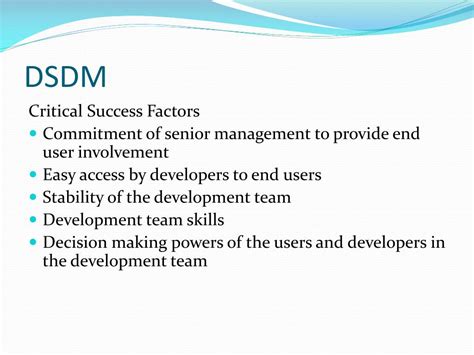 Ppt Dynamic Systems Development Method Dsdm Powerpoint Presentation Id