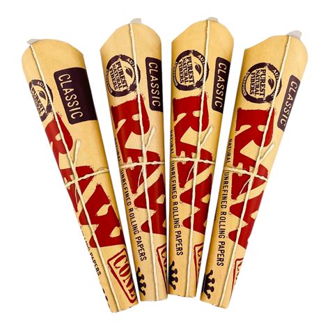 Raw King Size Classic Cones 4 Packs