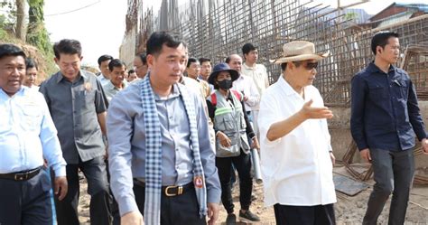 ឯកឧត្តម យឹម ឆៃលី អញ្ជើញចុះពិនិត្យវឌ្ឍនភាព ការសង់ស្ថានីយបូមទឹក ប្រពន្ធ័ធារាសាស្ត្រព្រែកពោធិ៍