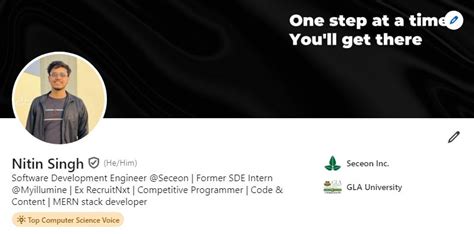 nitin singh on linkedin computerscience linkedintopvoice grateful